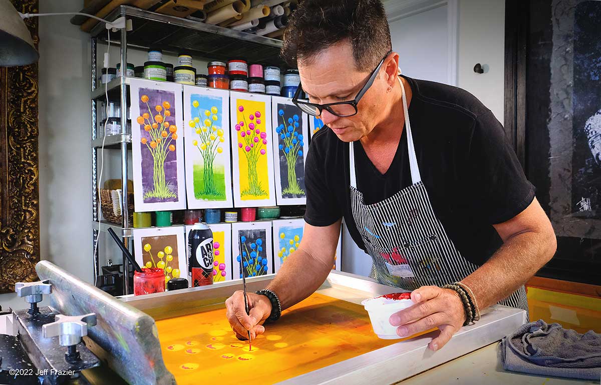 Printmaker Terrell Thornhill